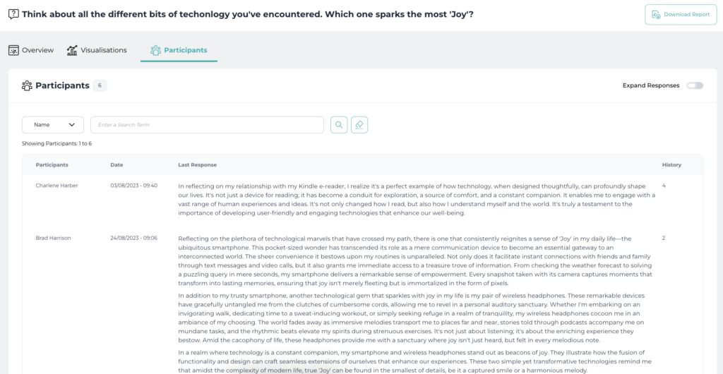 Analytics: Pathway Package Question Participants – Stackle Support